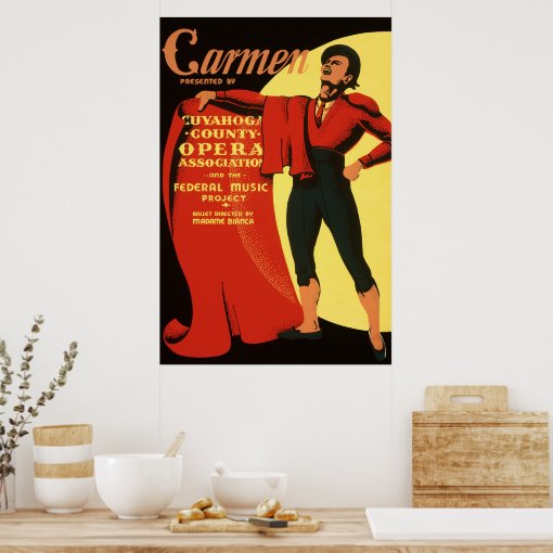 Carmen, the Opera Poster | Zazzle