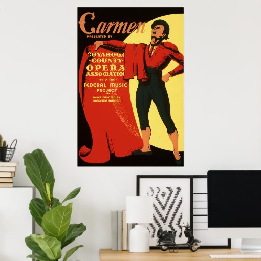 Carmen, the Opera Poster | Zazzle