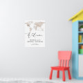 CARMEN Travel Themed Bridal Shower Welcome Poster | Zazzle