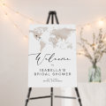 CARMEN Travel Themed Bridal Shower Welcome Sign | Zazzle
