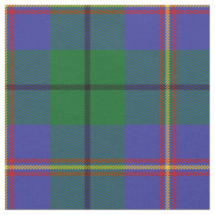Burns Scottish Clan Tartan Fabric | Zazzle.com