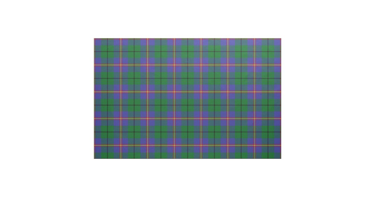 Carmichael Scottish Clan Tartan Fabric | Zazzle