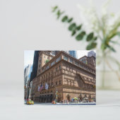 Carnegie Hall in New York City Postcard | Zazzle