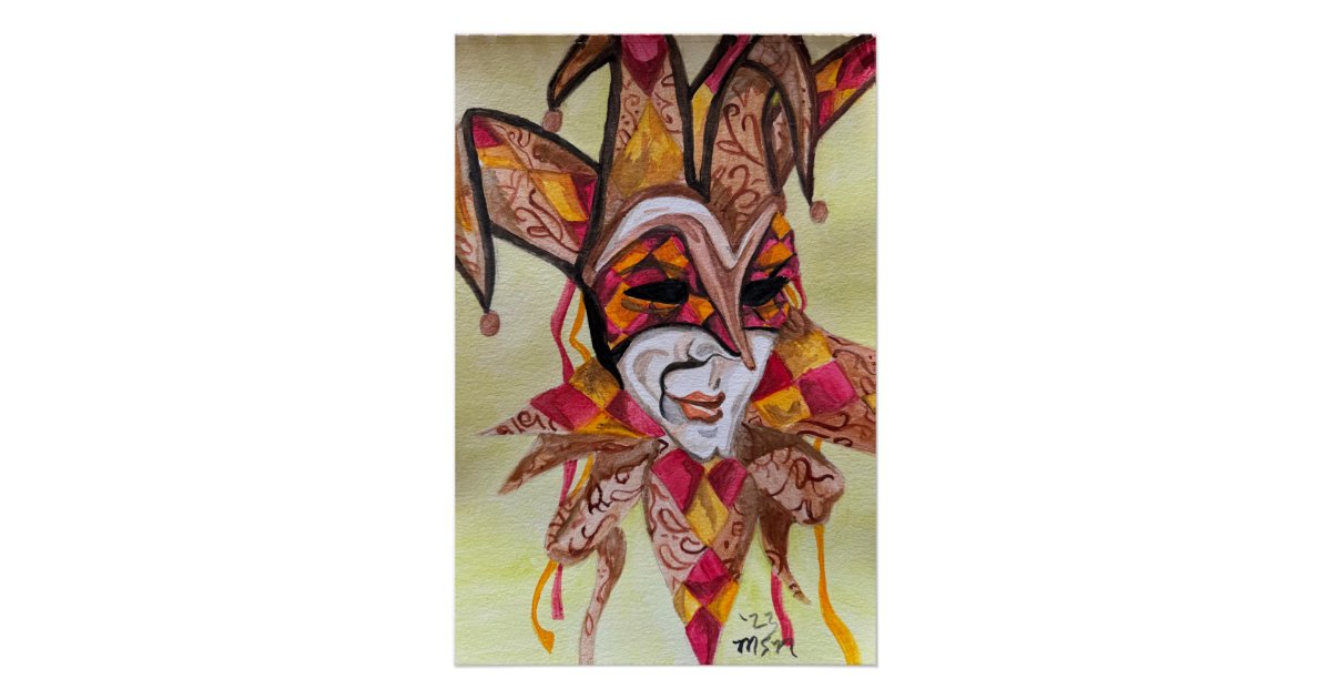 Carnivael - The Golden Fool Poster | Zazzle