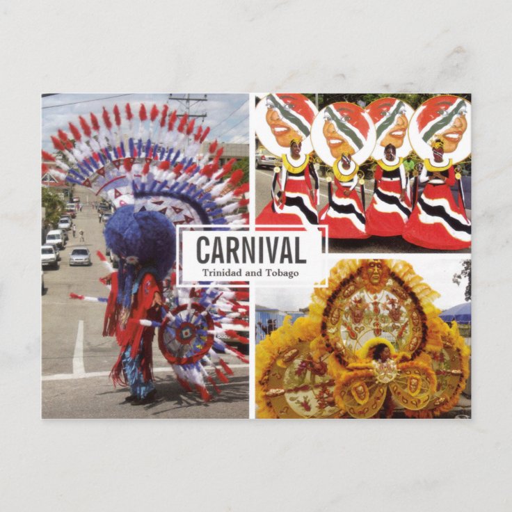 Carnival Collage (Multi-view) Postcard | Zazzle