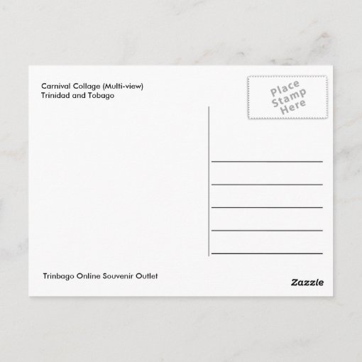 Carnival Collage (Multi-view) Postcard | Zazzle