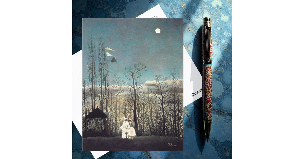 Carnival Evening by Henri Rousseau Postcard | Zazzle