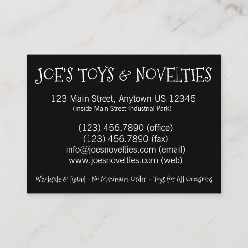 Carnival Game Plush Duck Turtle Toy Prizes Animals Business Card | Zazzle