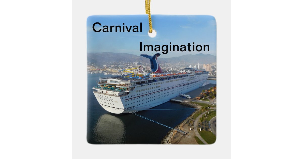 Carnival Imagination Cruise Ship Ornament | Zazzle