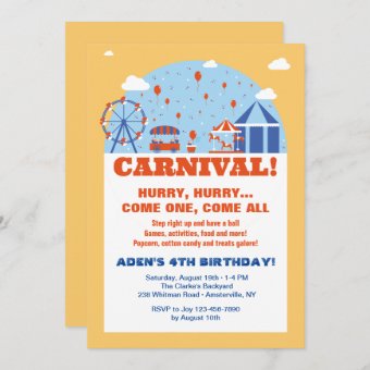 Carnival Invitation | Zazzle