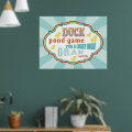 Carnival or Circus Duck Pond Game Sign | Zazzle