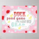 Carnival or Circus Duck Pond Game Sign | Zazzle