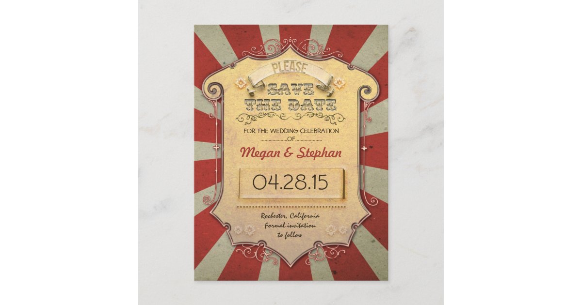 carnival or circus postcards | Zazzle