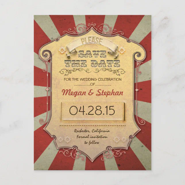 carnival or circus postcards | Zazzle