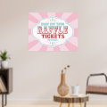 Carnival or Circus Raffle Ticket Booth Sign | Zazzle