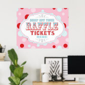 Carnival or Circus Raffle Ticket Booth Sign | Zazzle