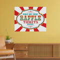 Carnival or Circus Raffle Ticket Sign | Zazzle