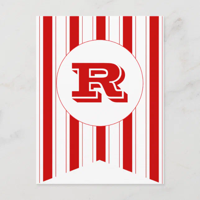 Carnival Red Party Flag Bunting Banner Post Card | Zazzle