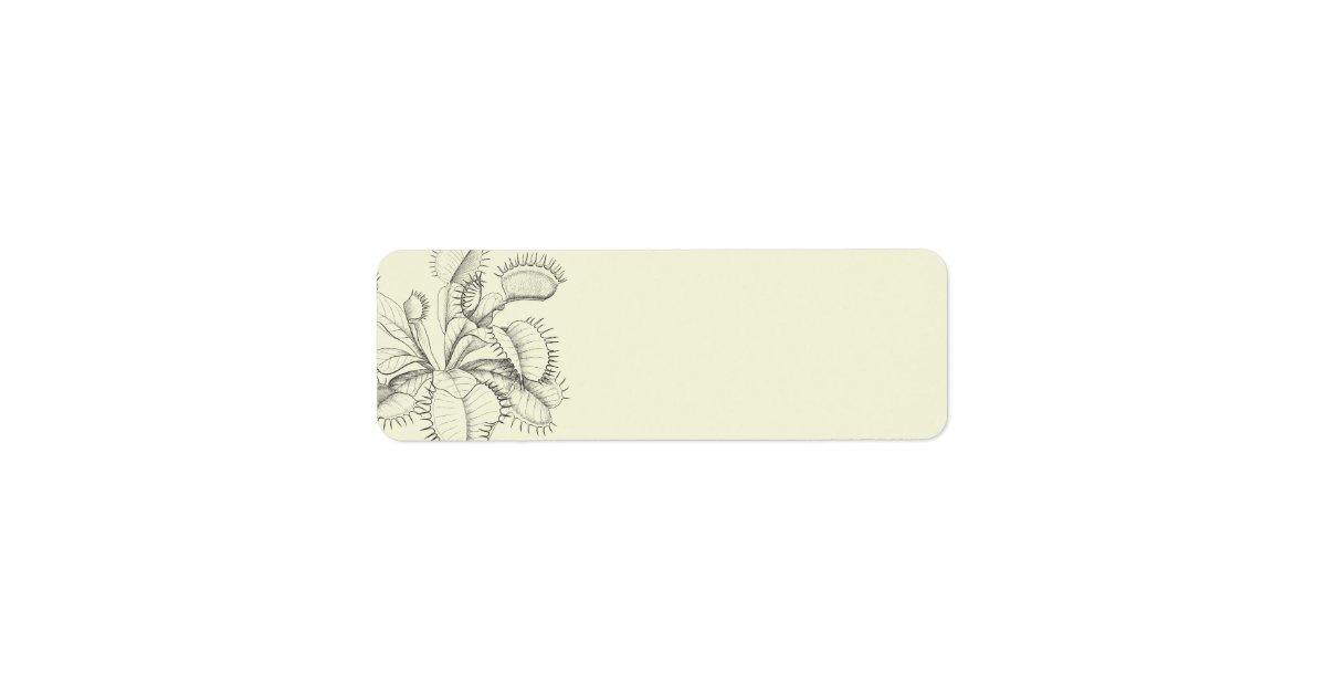 Carnivorous Venus Flytrap Plant Labels | Zazzle
