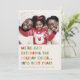 CAROL Cream Cute Late New Years Funny Christmas Holiday Card | Zazzle