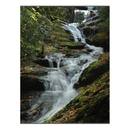 Carolina Mountain Waterfall Photo Postcard 2 | Zazzle.com