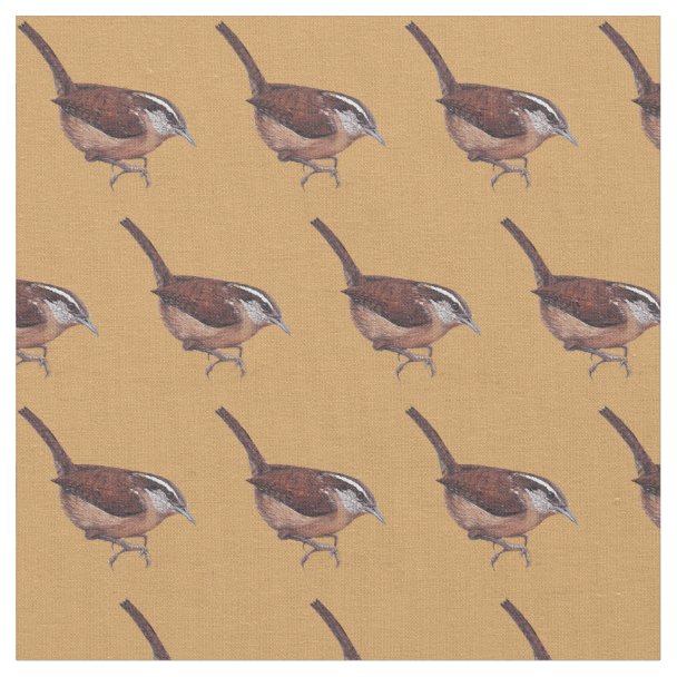 Wren fabric | Zazzle