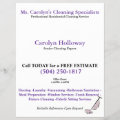 Carolyn Holloway Sample Flyer-Cleaning Services Flyer | Zazzle