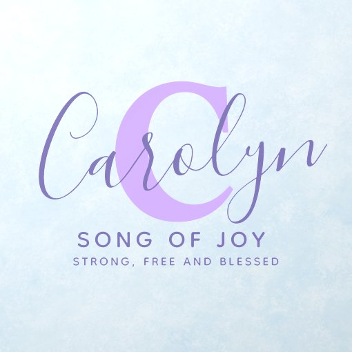Carolyn name meaning monogram C white purple Wall Decal | Zazzle