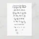 Carolyna Pro Black - Zazzle Font Sampler Sheet Postcard | Zazzle