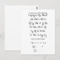 Carolyna Pro Black - Zazzle Font Sampler Sheet Postcard | Zazzle