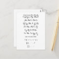 Carolyna Pro Black - Zazzle Font Sampler Sheet Postcard | Zazzle