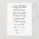 Carolyna Pro Black - Zazzle Font Sampler Sheet Postcard | Zazzle