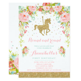 Carousel Invitations & Announcements | Zazzle