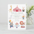 Carousel Circus Carnival Birthday Invitation | Zazzle