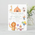Carousel Circus Carnival Birthday Invitation | Zazzle