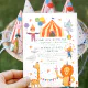 Carousel Circus Color Carnival Birthday Invitation | Zazzle