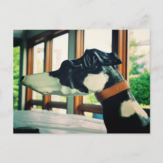 Carousel Dog Postcard | Zazzle