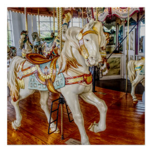 Carousel Horse Posters & Photo Prints | Zazzle