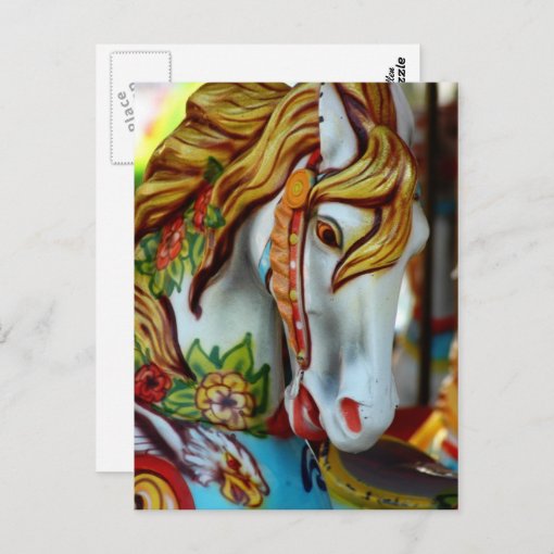 Carousel Horse Postcard | Zazzle