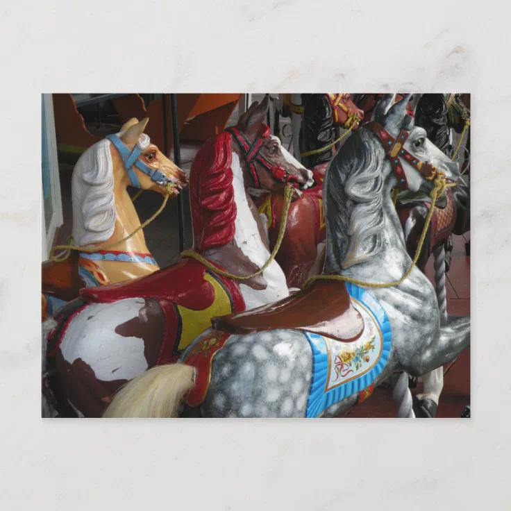 Carousel Horse Postcard | Zazzle