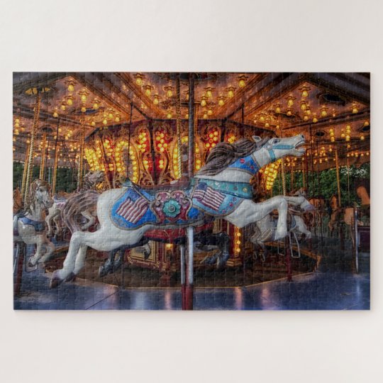 carousel horses puzzle | Zazzle.com