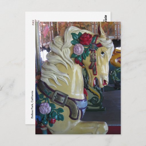 Carousel Postcard | Zazzle