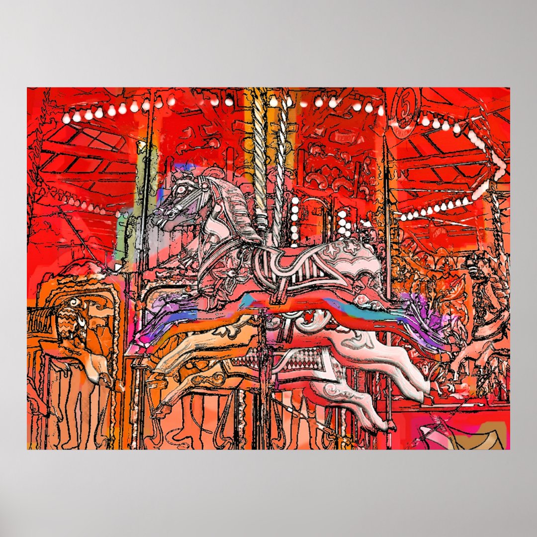 CAROUSEL POSTER | Zazzle