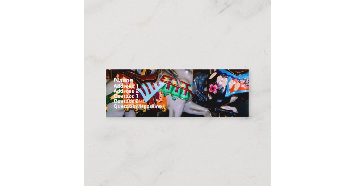 Carousel Profile Card | Zazzle