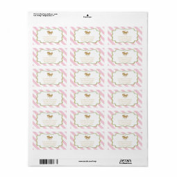 Carousel Themed Address Labels | Zazzle