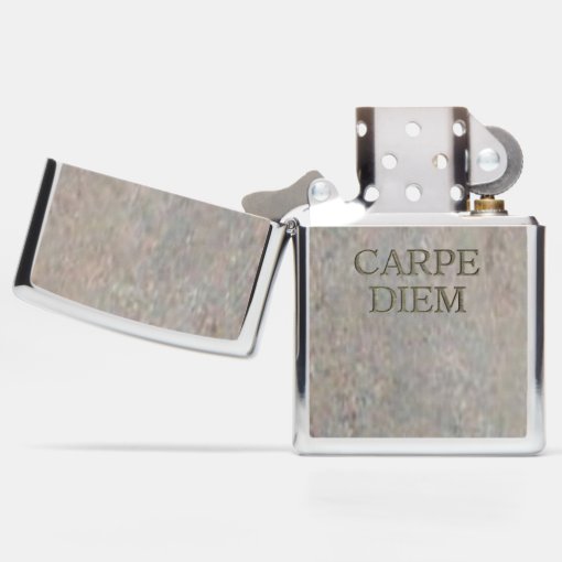 Carpe Diem Stone Zippo lighter | Zazzle