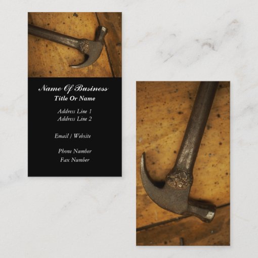 Carpenter Business Card | Zazzle