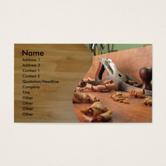 Carpenter Business Card | Zazzle.com