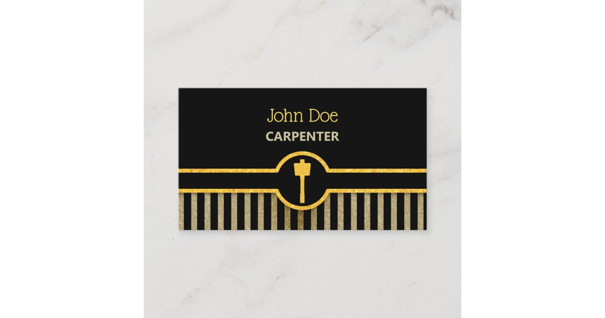 Carpenter Business Card | Zazzle