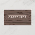 Carpenter Business Card | Zazzle